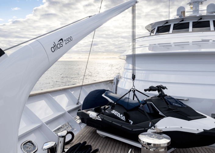 Rescue Davits - atlas carbon products