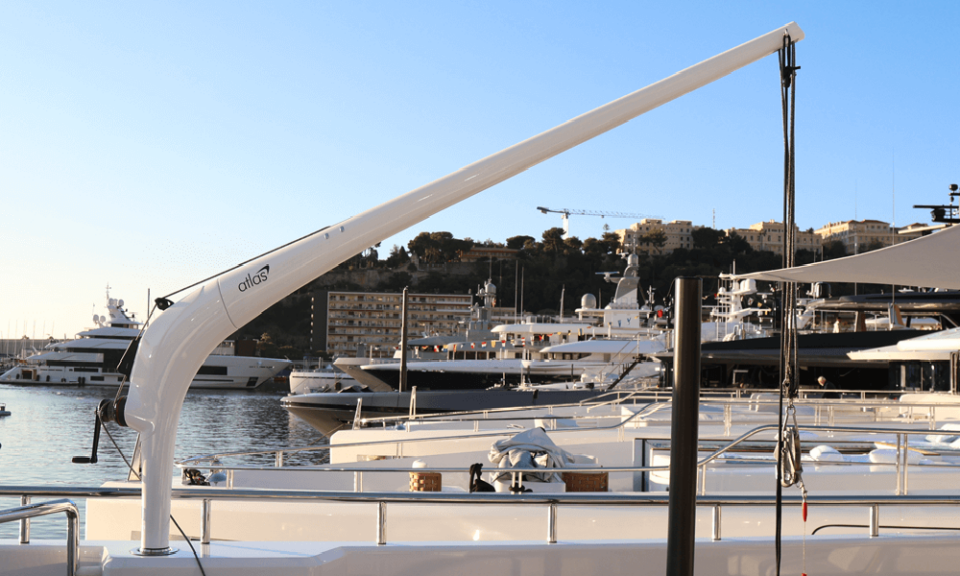 Man-Riding Rescue Davits - atlas carbon products