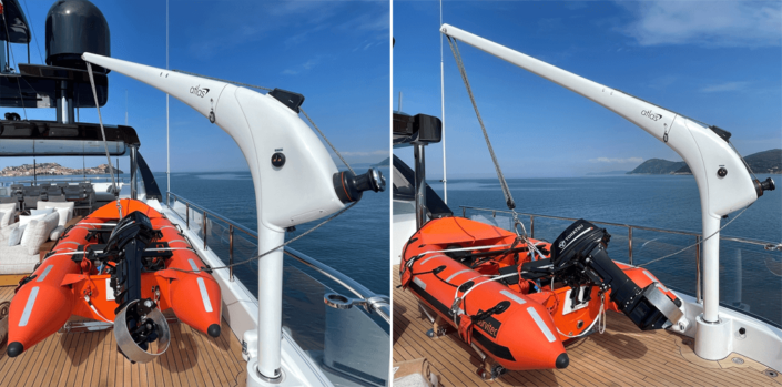 Rescue Davits - atlas carbon products