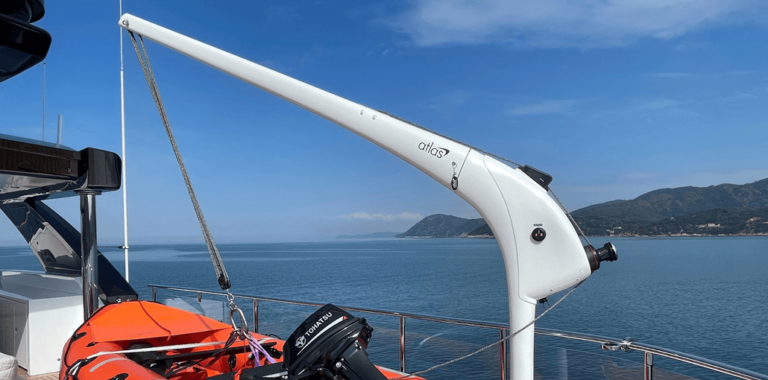 Rescue Davits - atlas carbon products
